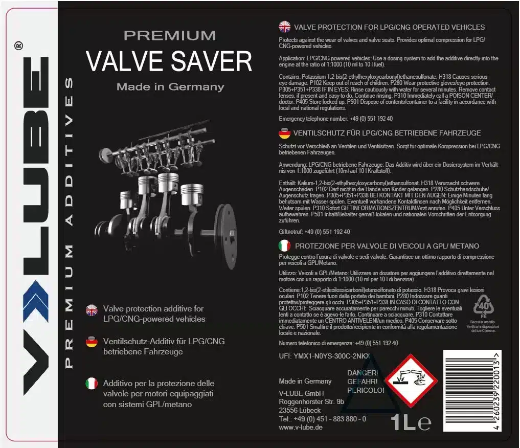 V-LUBE Electronic Valve Saver SEQUENT PLUS 4-D kit | Recambios Ecogas